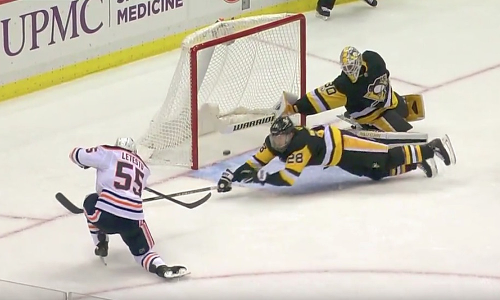 Matt Murray ferma con una parata incredibile Mark Letestu ...